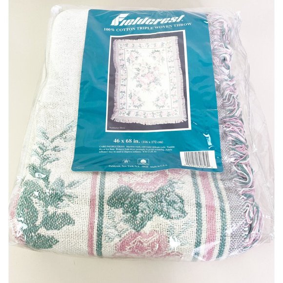 Fieldcrest | Bedding | Vintage Fieldcrest Nantucket Rose Triple Woven 0 ...